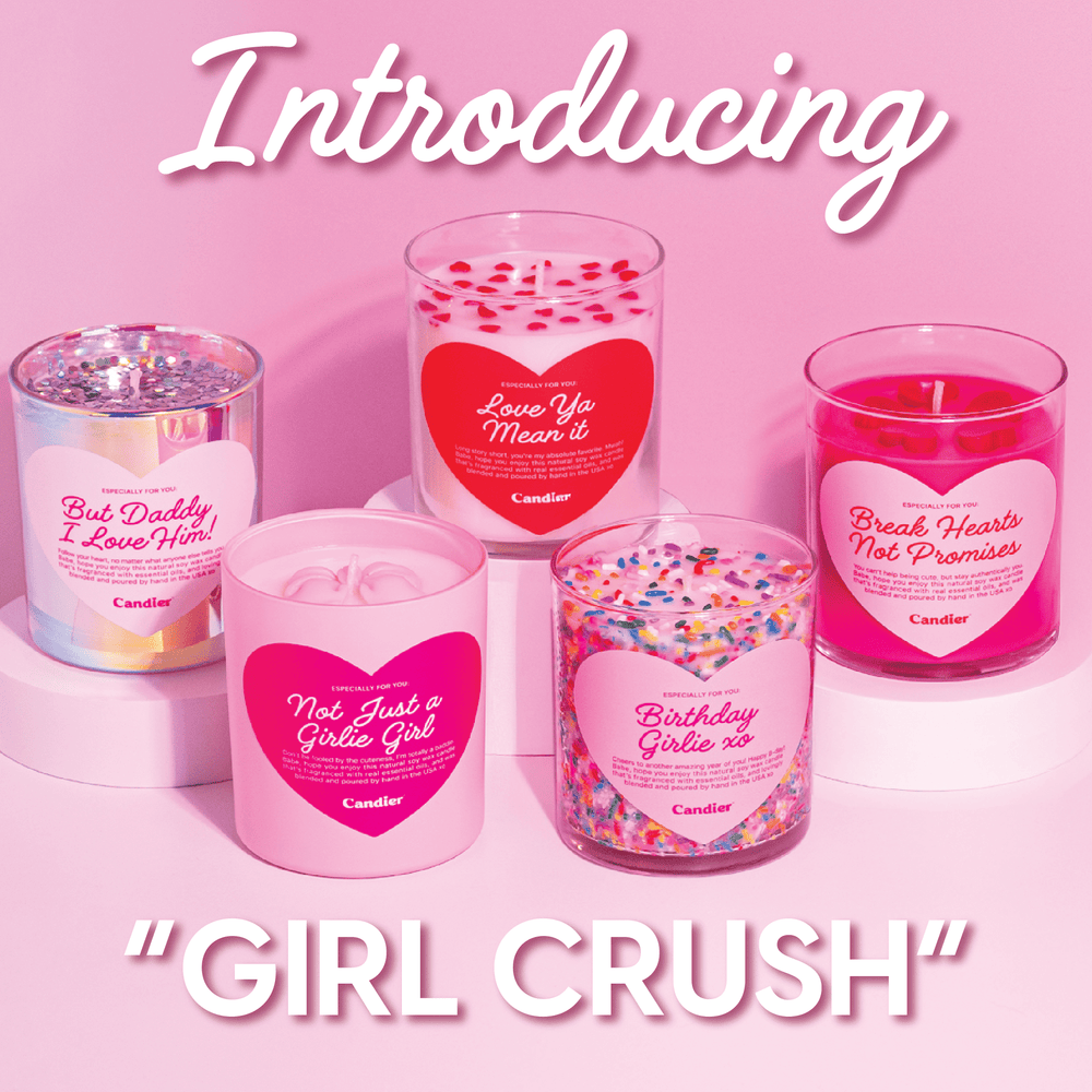 Candier Launches "Girl Crush": A New Soft Girl Aesthetic Candle Collec