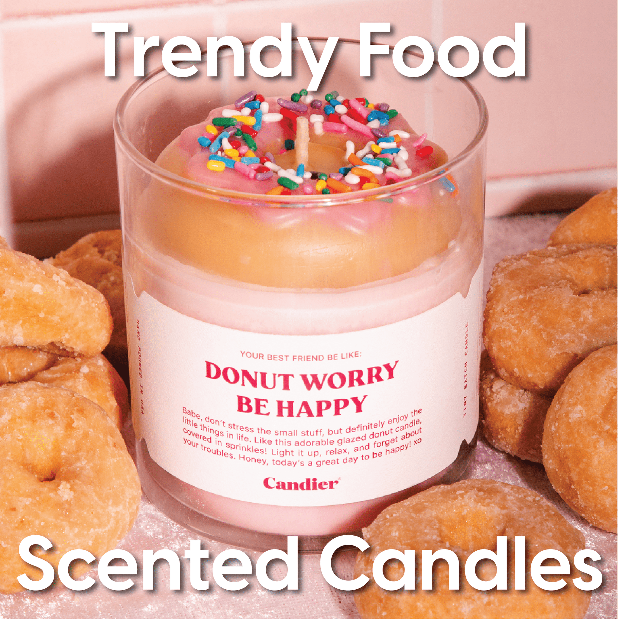 Dessert candles & lux trendy food scented candles by Candier