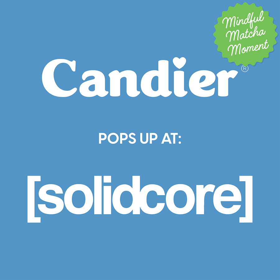 Solidcore NYC + Candier: Matcha Candle Pop-Up Cafe in NYC
