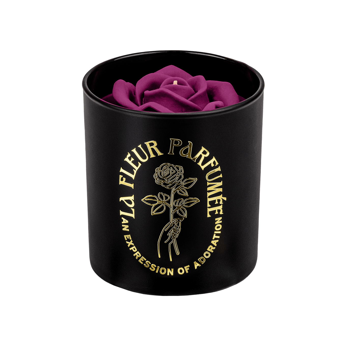 LA FLEUR - BLACK ORCHID | Luxury Floral Scented Candle