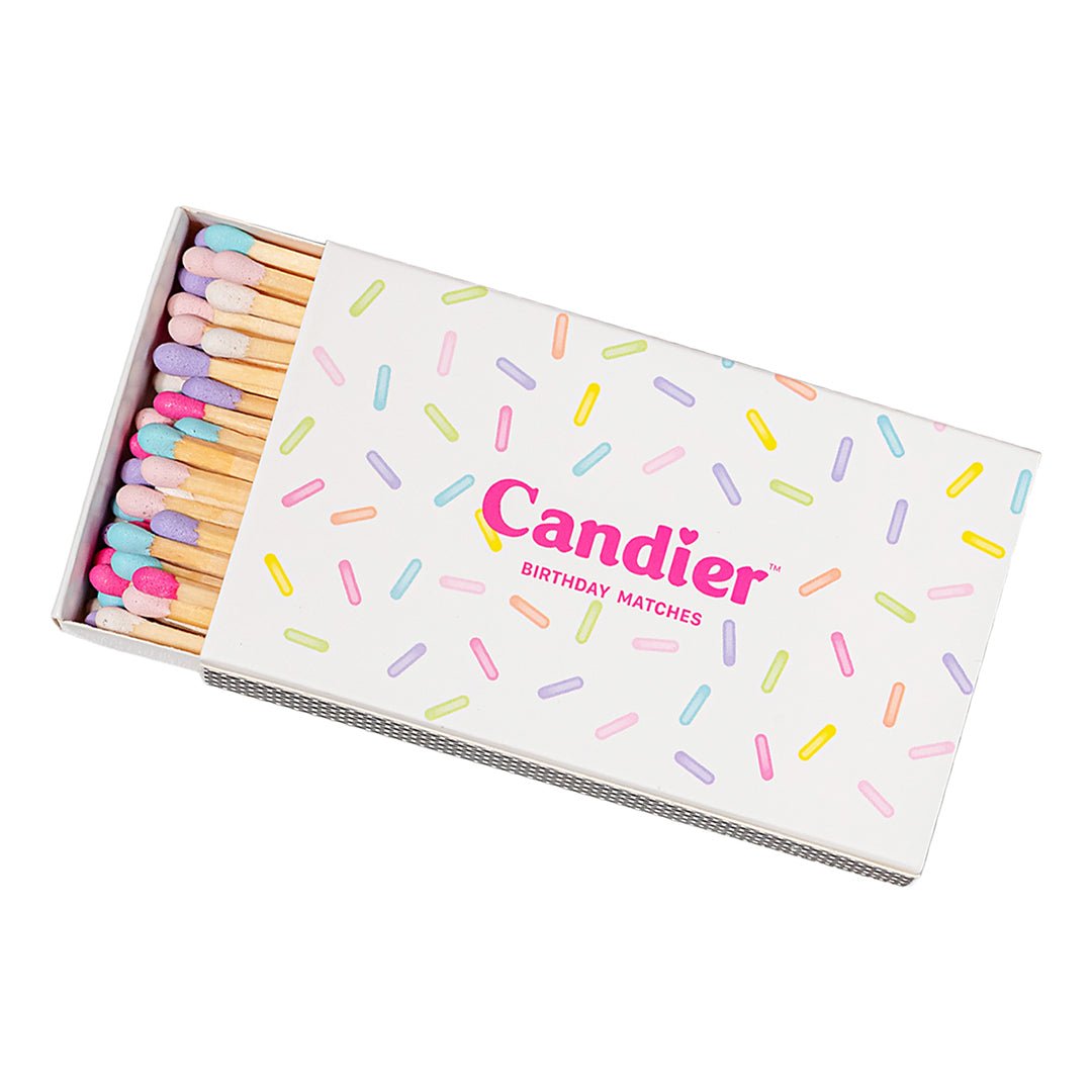 Birthday Matches | Candier Colorful Long Matches for Candles