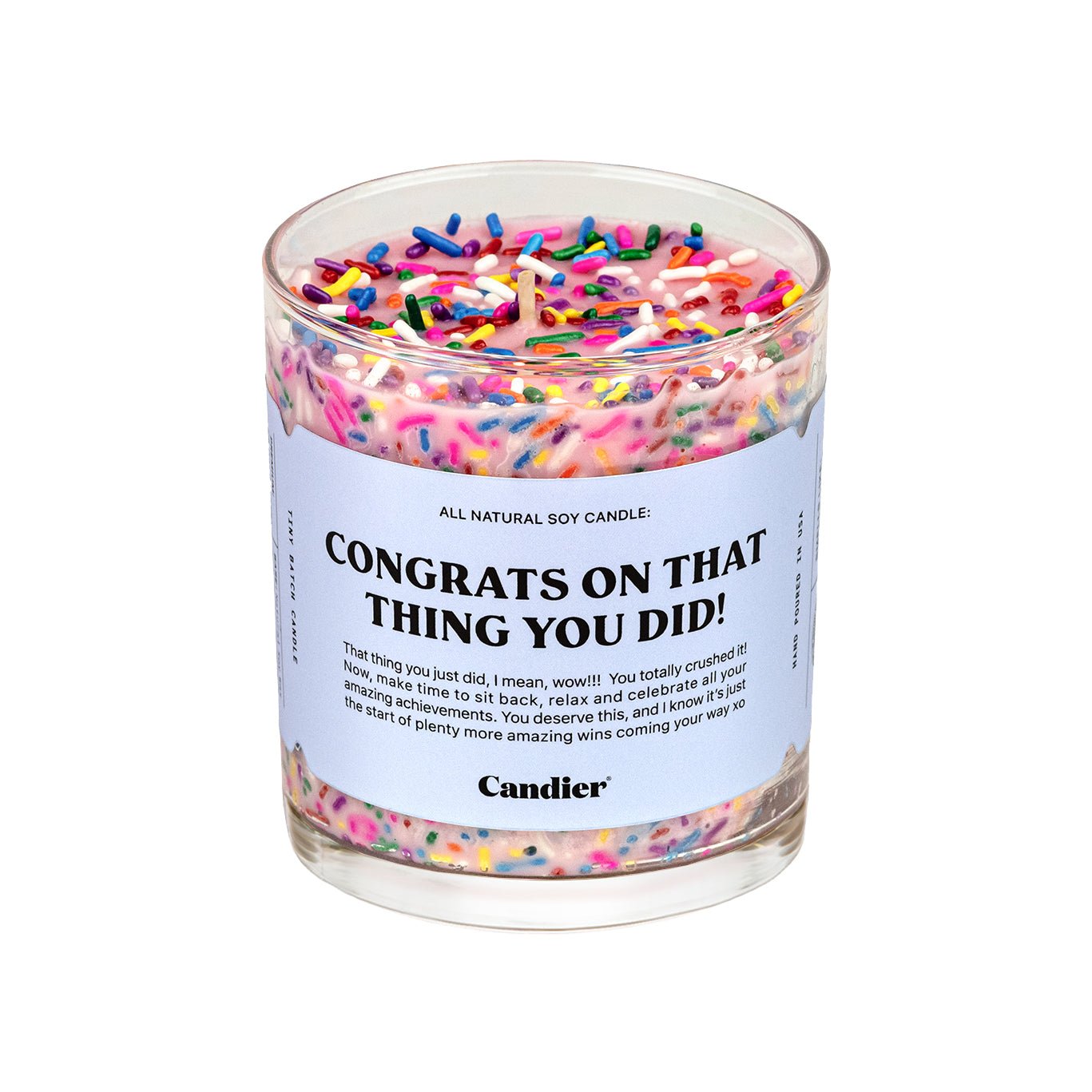 🎉 Candier Congrats Candle | Congratulations Gift Candle by Ryan Porter
