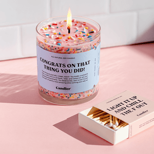 Congrats Candle | Celebratory, Sweet-Scented Candle
