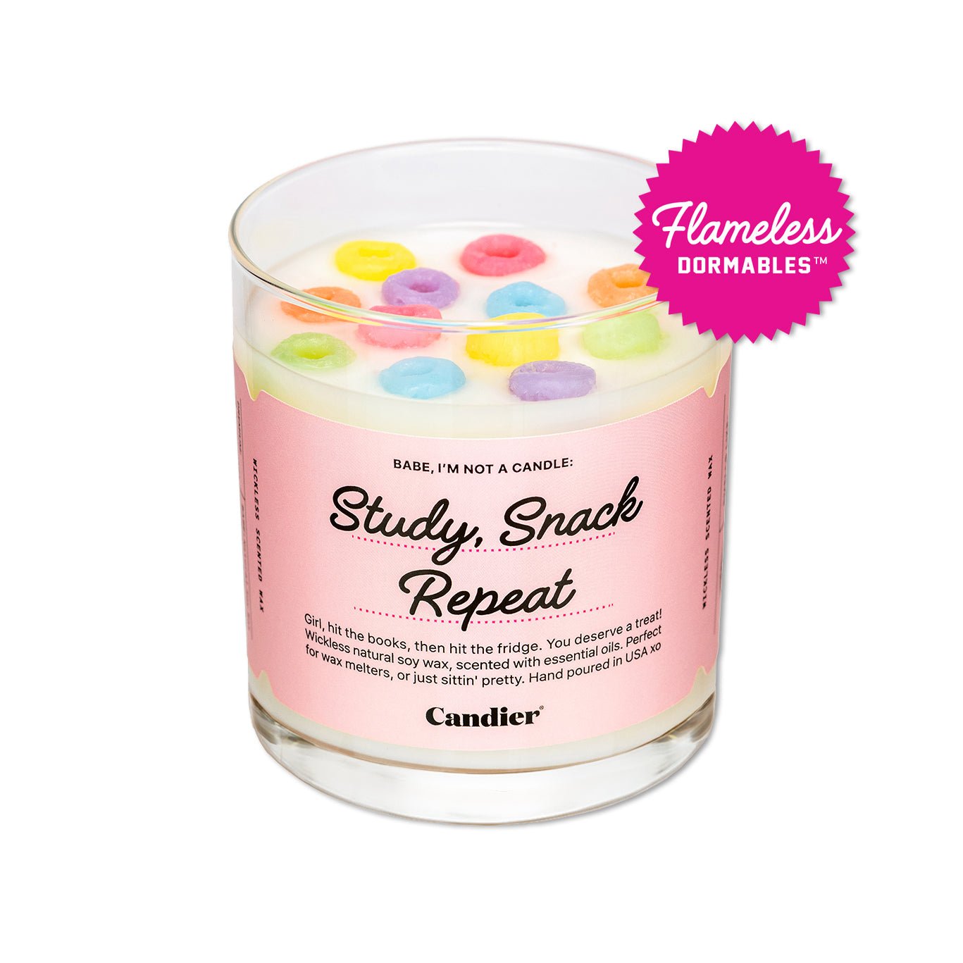 STUDY SNACK REPEAT | WICKLESS DORMABLES™ COLLECTION
