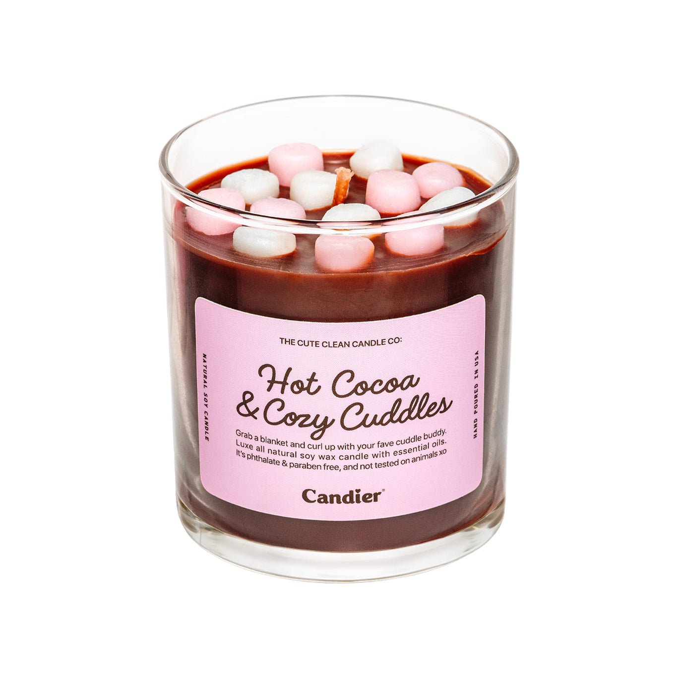 Hot Cocoa & Cozy Cuddle Candle – Romantic Soy Wax Candle Gift