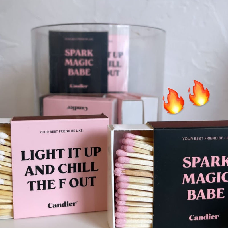 LIGHT IT UP MATCHES | Custom Candle Matches