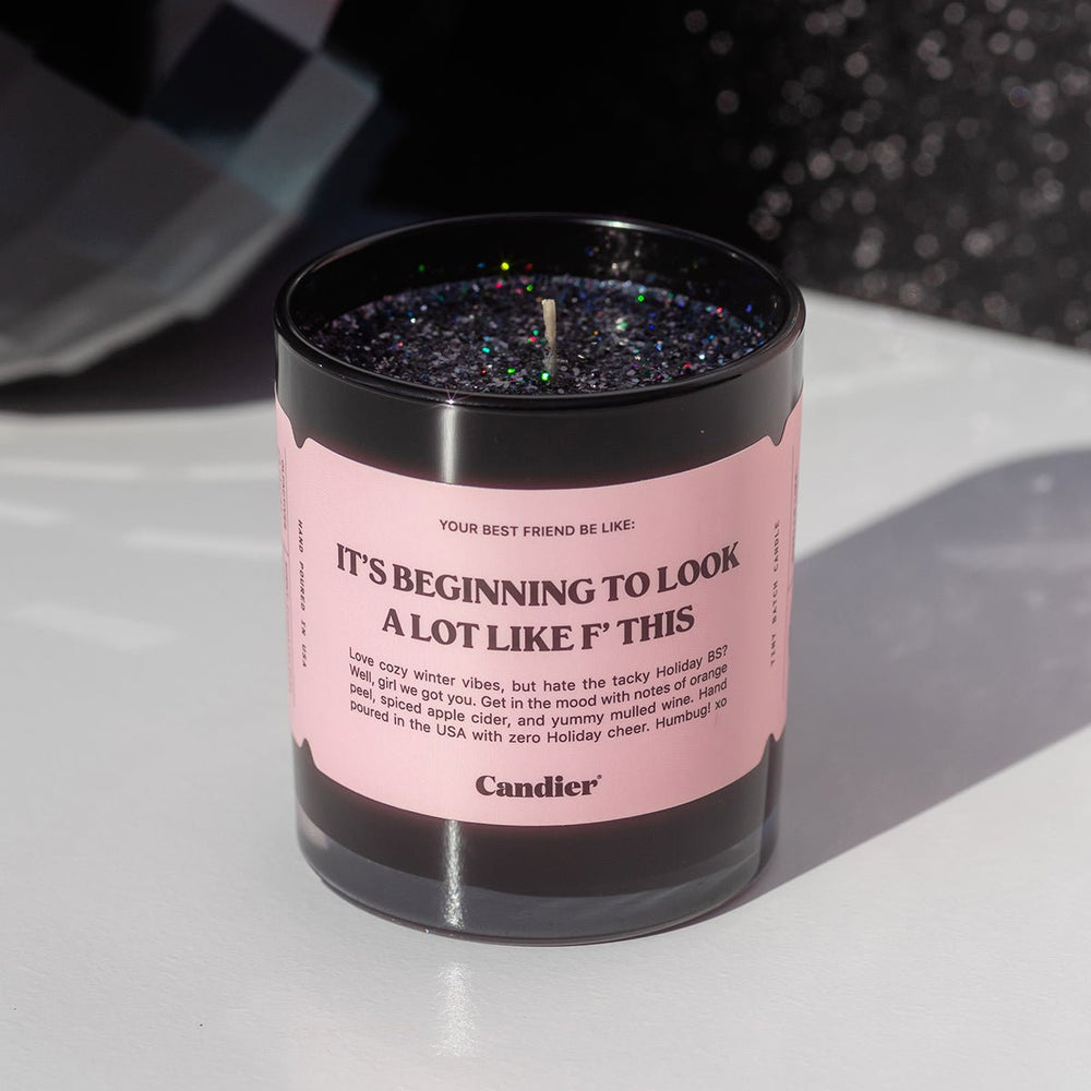 Christmas Candles | Candier F This Funny Holiday Candle Gift