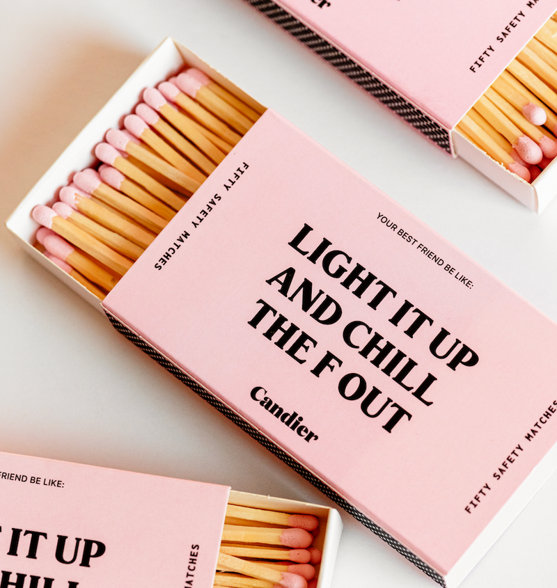 LIGHT IT UP MATCHES | Custom Candle Matches