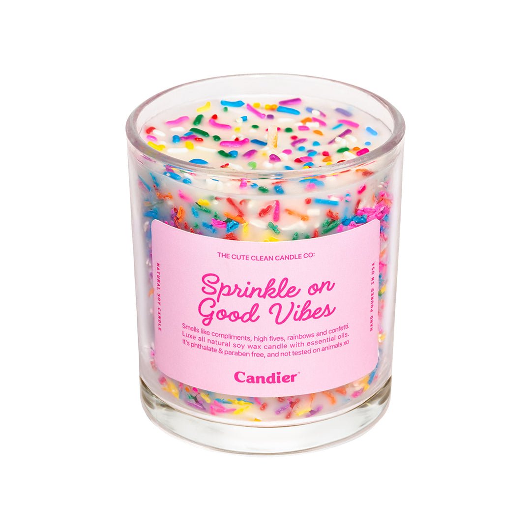 Sprinkle Candles | Sprinkle on Good Vibes Birthday Candle