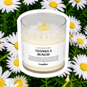 Thanks a Bunch Candle | Appreciative Gratitude Candle Gifts