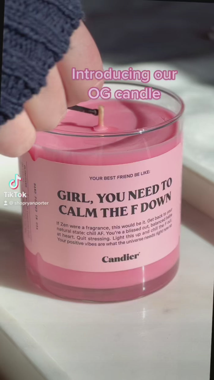 Calm the F Down Candle | Calming Scented Candles